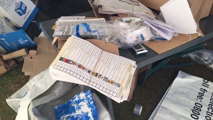 Marked ballot papers found discarded in IEC tent at Nelson Mandela Bay ...