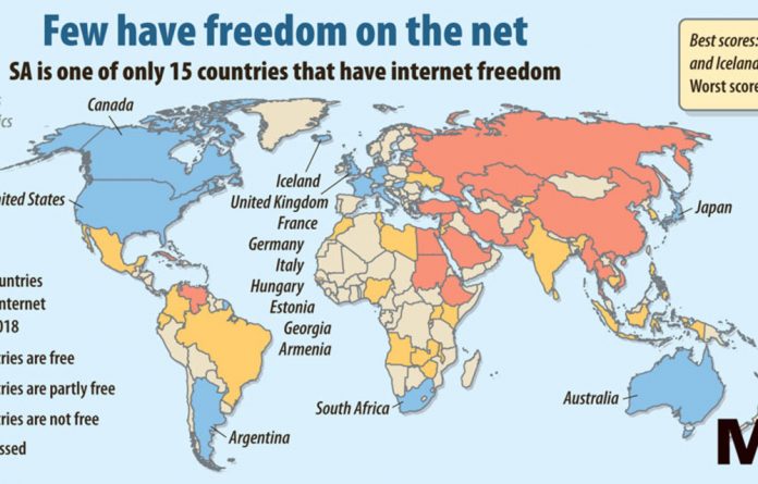 Internet freedom thrives in SA – The Mail & Guardian