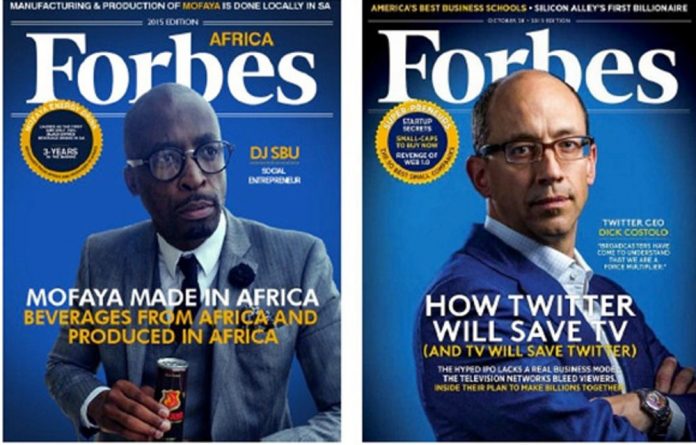 Forbes Africa takes legal action against DJ Sbu over fake cover – The ...