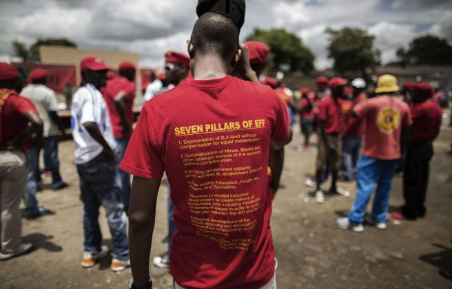 EFF marquee torched in Thokoza – The Mail & Guardian