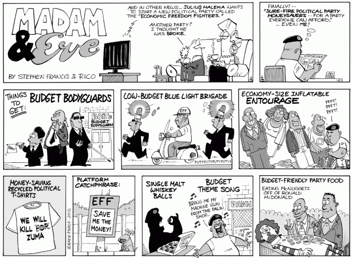 Madam and Eve: A Malema party - The Mail & Guardian