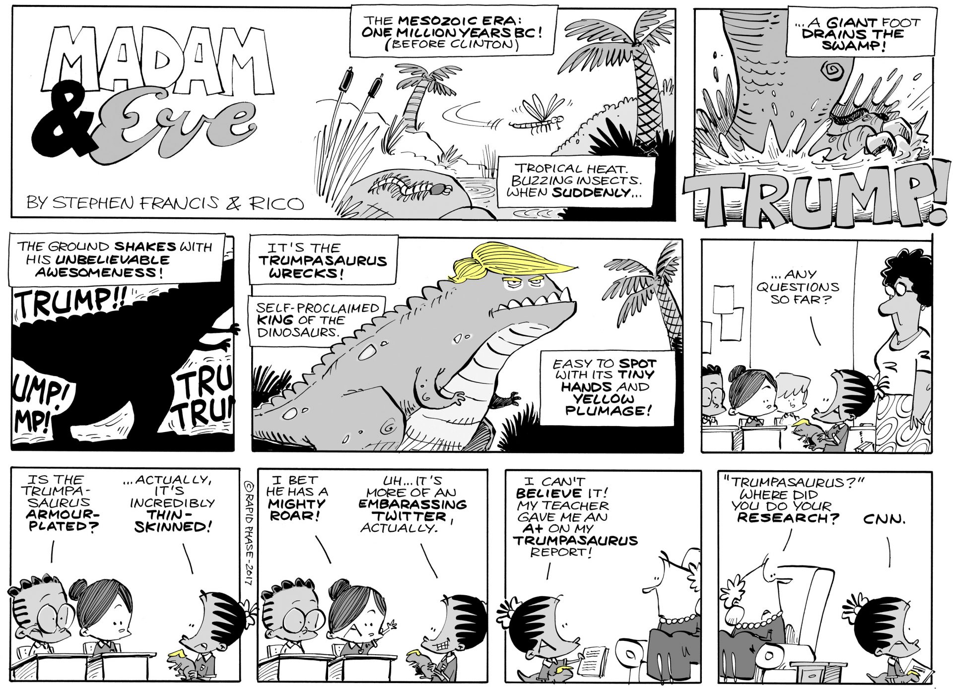 Madam and Eve: ‘Trumpasaurus’ – The Mail & Guardian