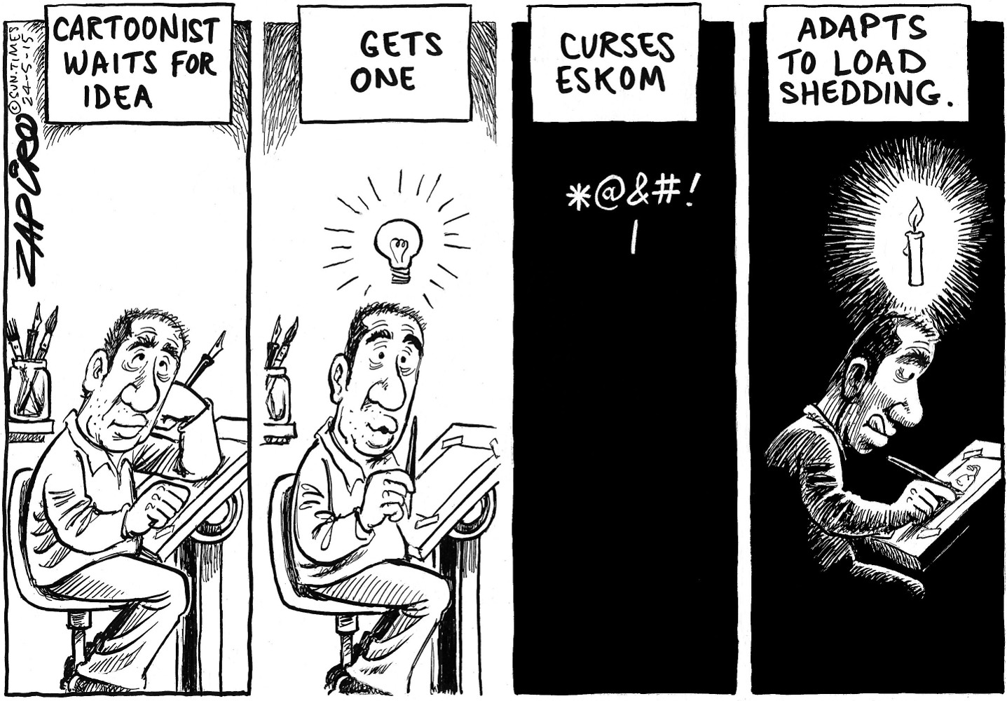 Zapiro: Cartoonist in the dark – The Mail & Guardian