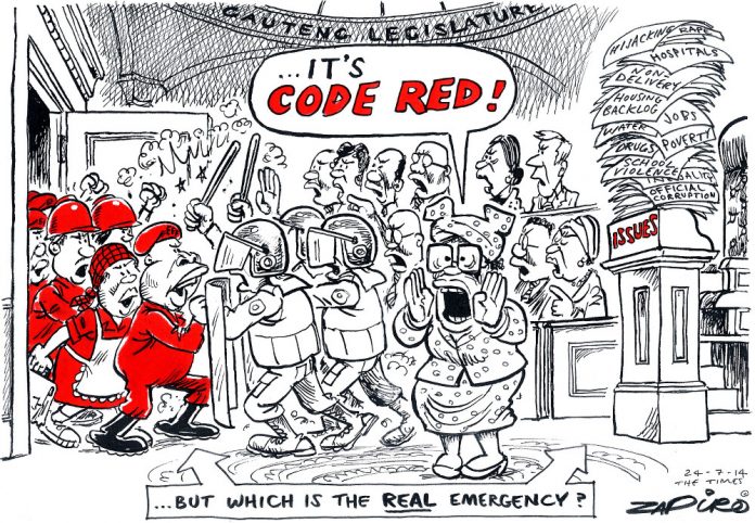 Zapiro: Code red in Parliament – The Mail & Guardian