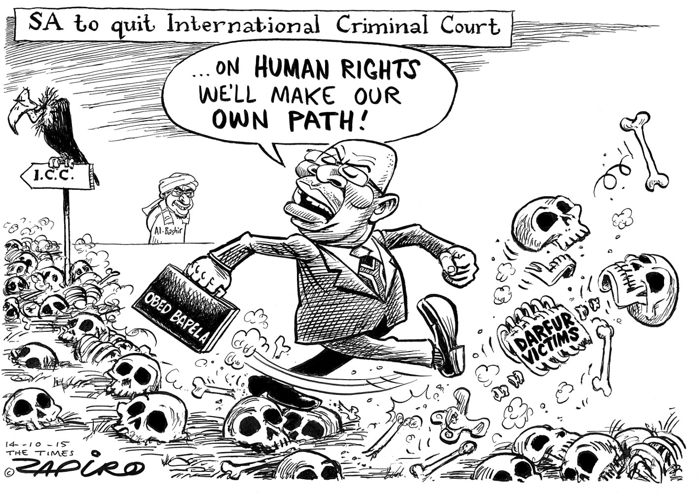 Zapiro: SA begins its own path on human rights – The Mail & Guardian