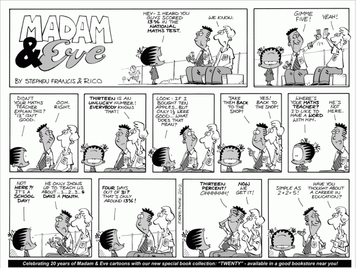 Madam and Eve: Grade nine maths results - The Mail & Guardian