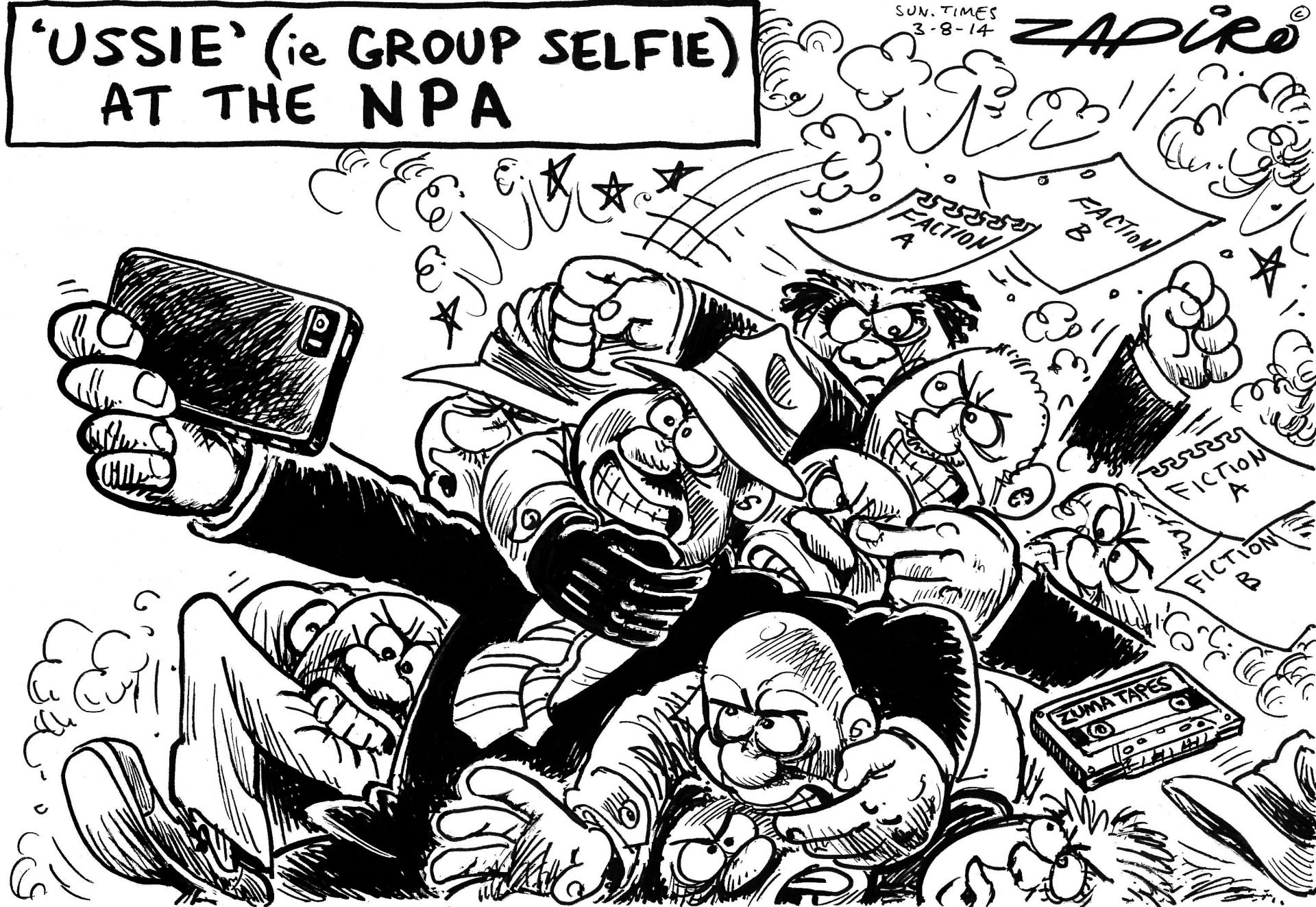 Zapiro: NPA selfie – The Mail & Guardian