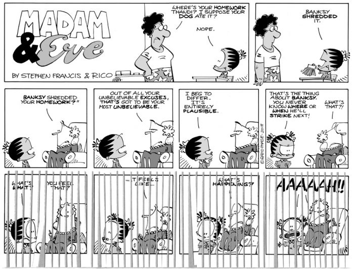 Madam and Eve: ‘Banksy shredded my homework’ – The Mail & Guardian