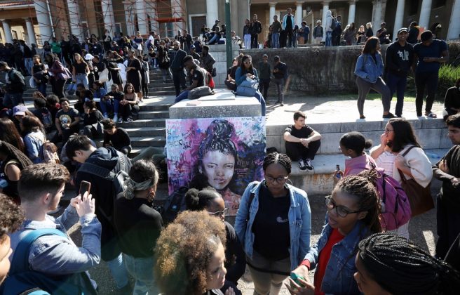 Protesters Outside Parliament Demand Action On Femicide Not Just Words