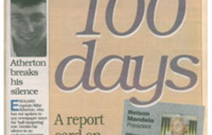 The First 100 Days – The Mail & Guardian