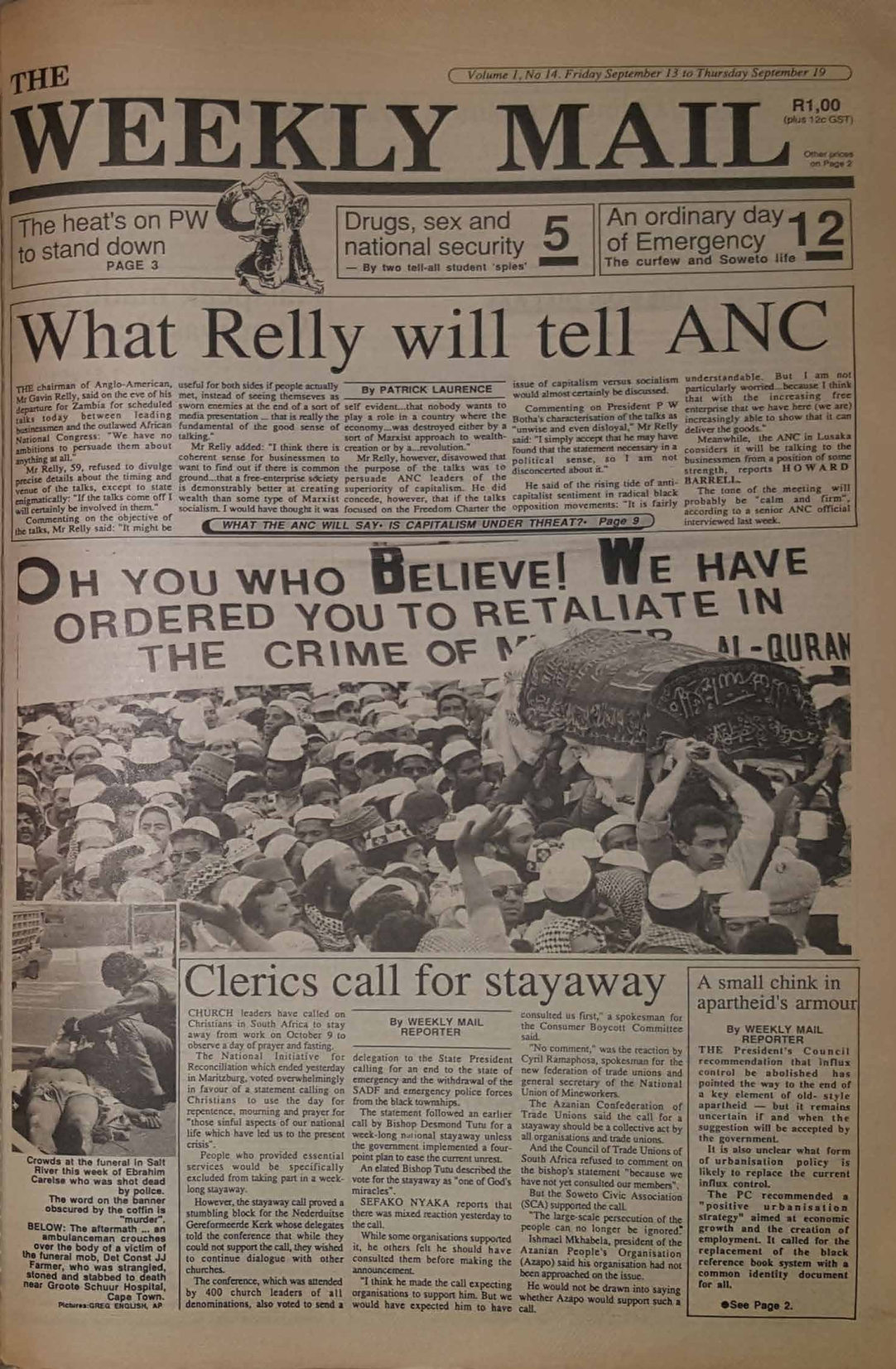September 13 1985 – The Mail & Guardian