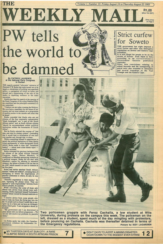 August 16 1985 – The Mail & Guardian