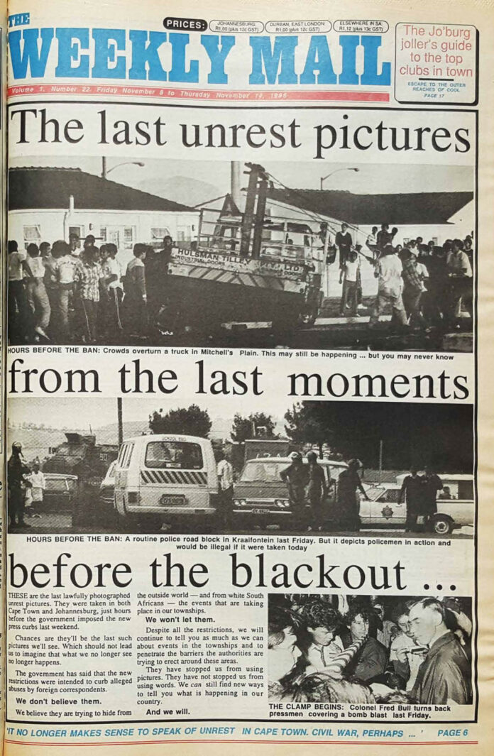 November 8 1985 – The Mail & Guardian