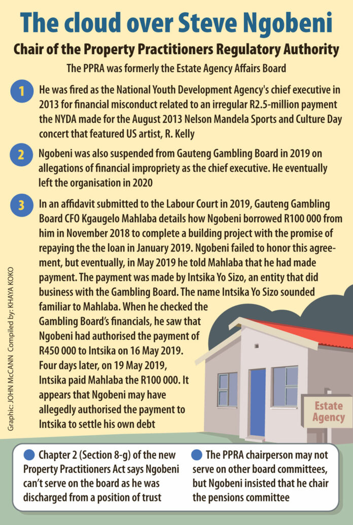 Past haunts new property regulator chairperson Steve Ngubeni - The Mail ...