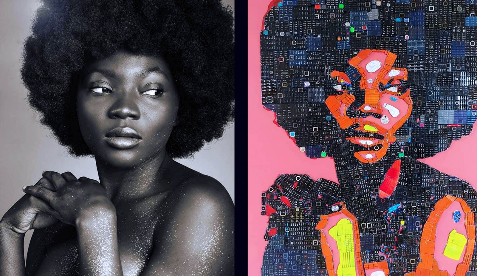 How an African artist turns electronic waste to works of art – The Mail ...