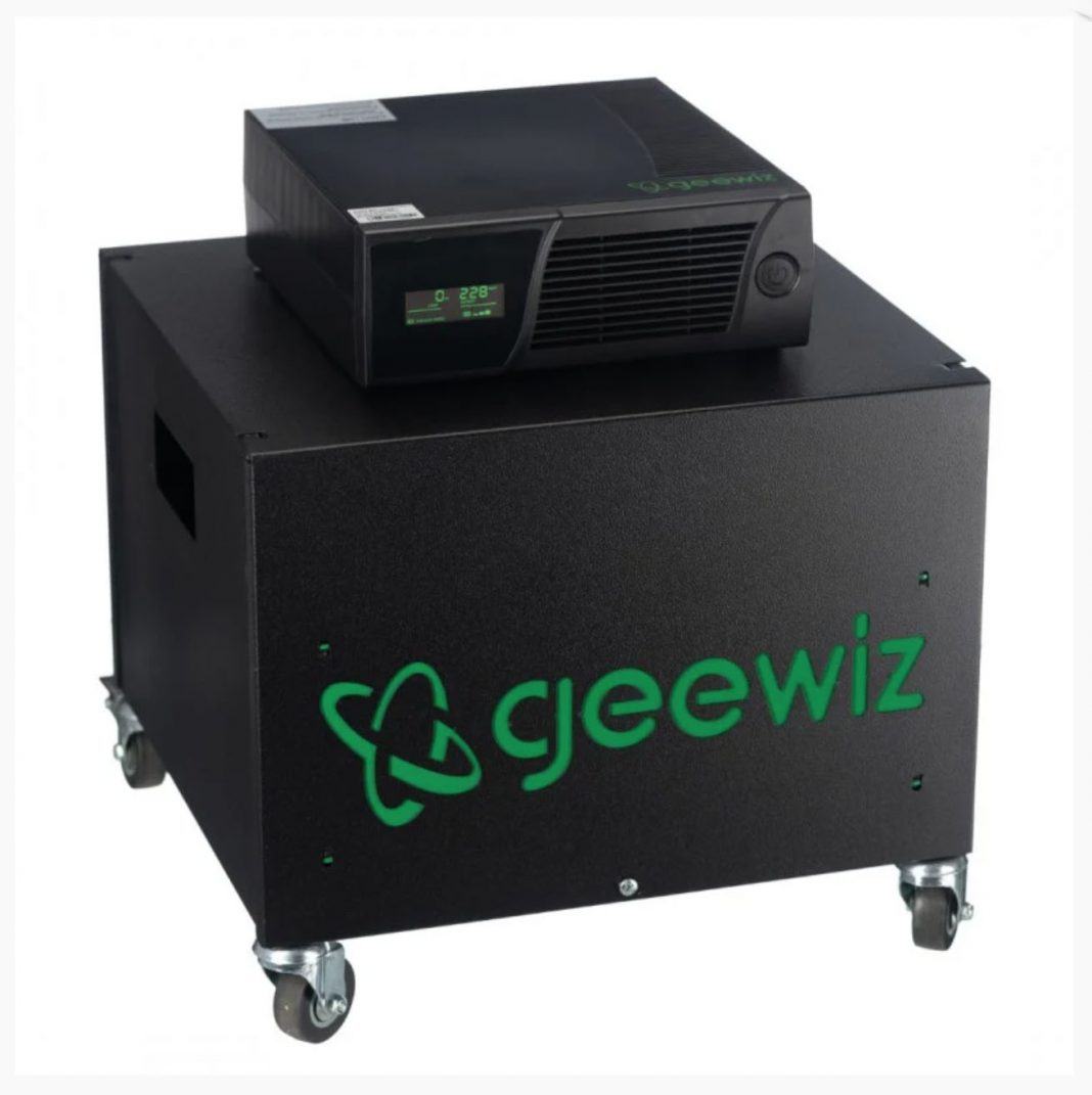 Load-shedding solutions: Geewiz 1200VA inverter with 100Ah battery ...