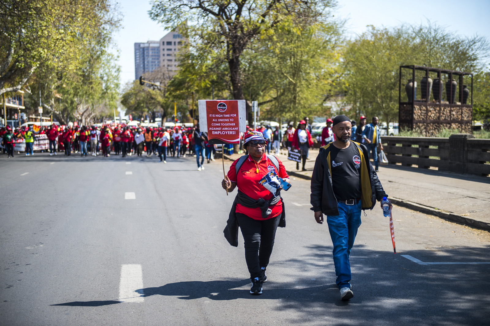 Gallery: Trade union federations march to Union Buildings – The Mail ...