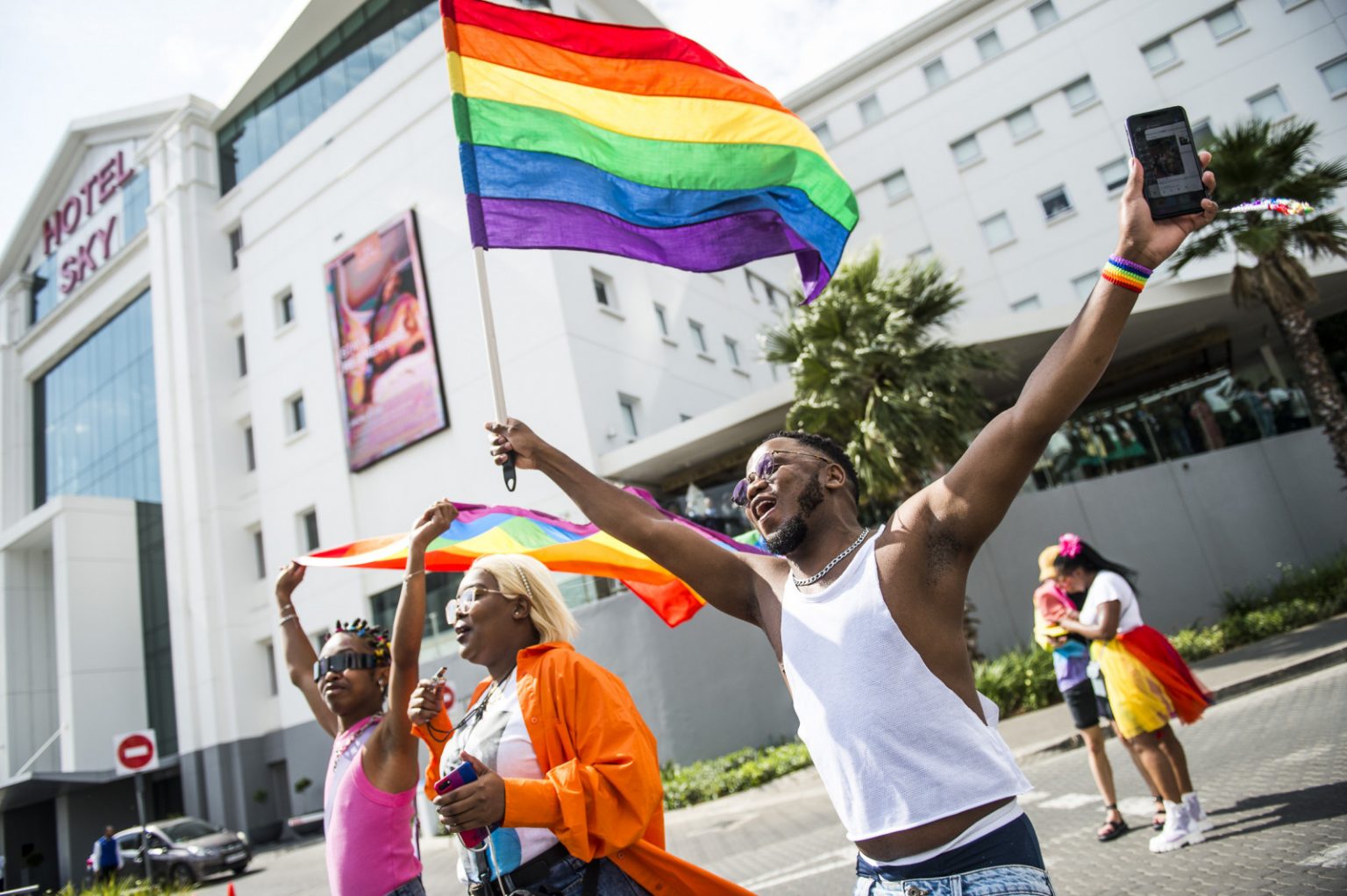IN PICTURES: Sandton pride march goes ahead despite terror threat – The ...