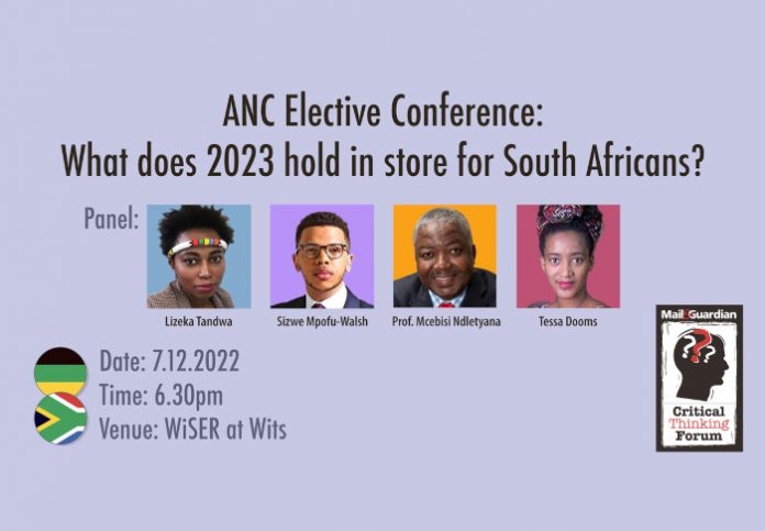 Critical Thinking Forum | The M&G talks ANC’s 55th conference — a ...