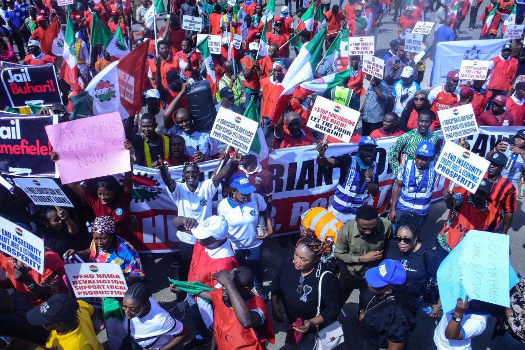 Thousands of Nigerians protest over soaring costs – The Mail & Guardian