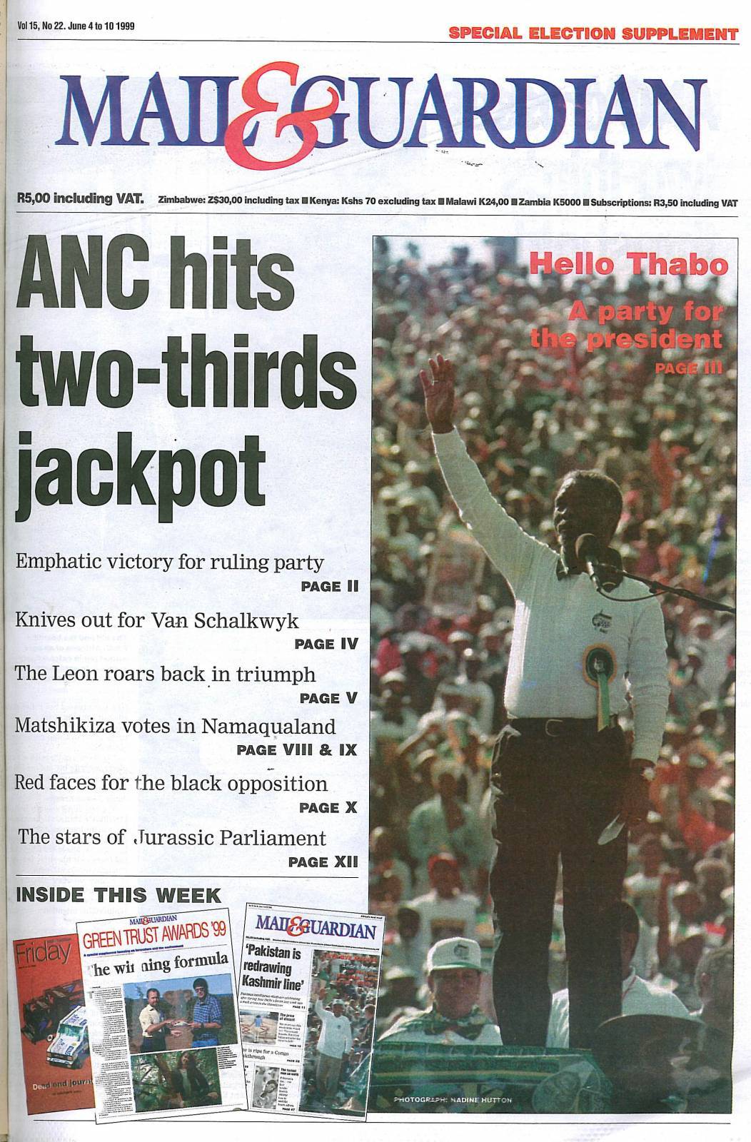 FROM THE ARCHIVES | Elections 1999: Guess who got Ma Mbeki’s vote – The ...