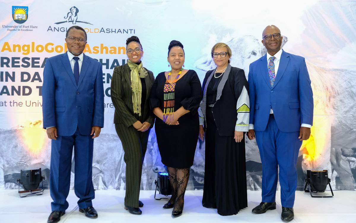 AngloGold Ashanti Research Chair in Dairy Science & Technology launches ...