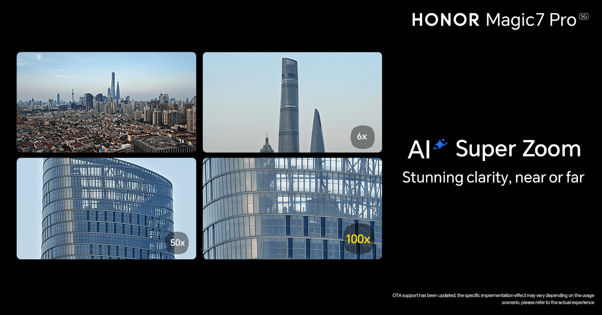 HONOR Magic7 Pro Goes the Distance with AI Super Zoom – The Mail & Guardian